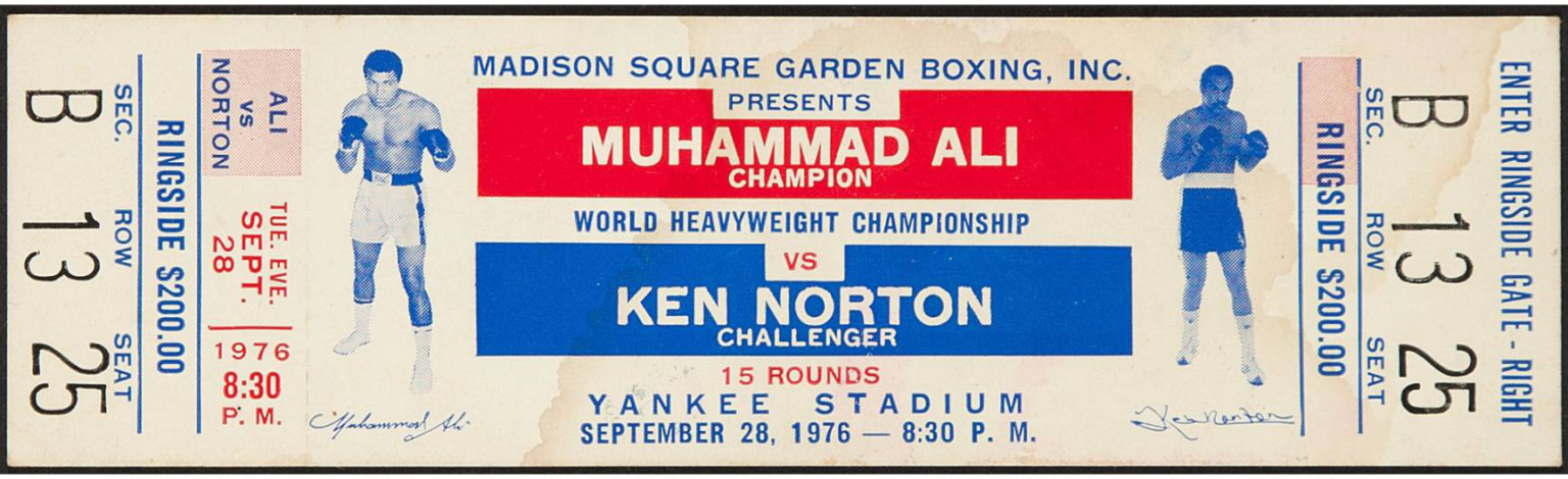 Famous Fight Programs, Tickets and Fight Posters – THE USA BOXING NEWS